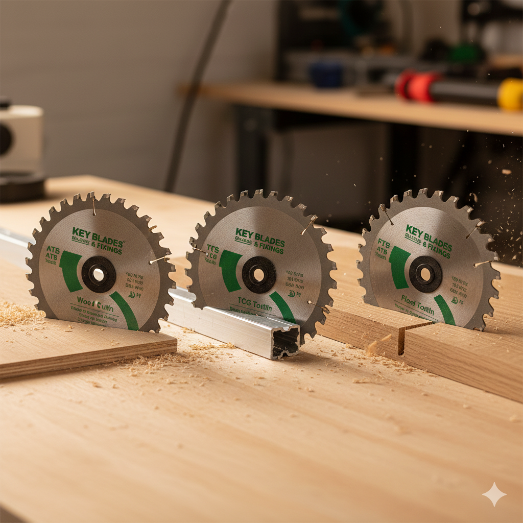 Circular Saw Blade Tooth Geometry Guide: ATB, TCG & FTG – Key Blades ...